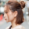 반묶음 하는법 긴 머리and단발머리 스타일링 팁 네이버 블로그